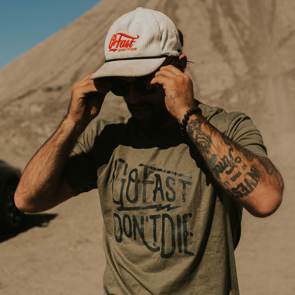 The Original Tee Military Green – Go Fast Don't Die