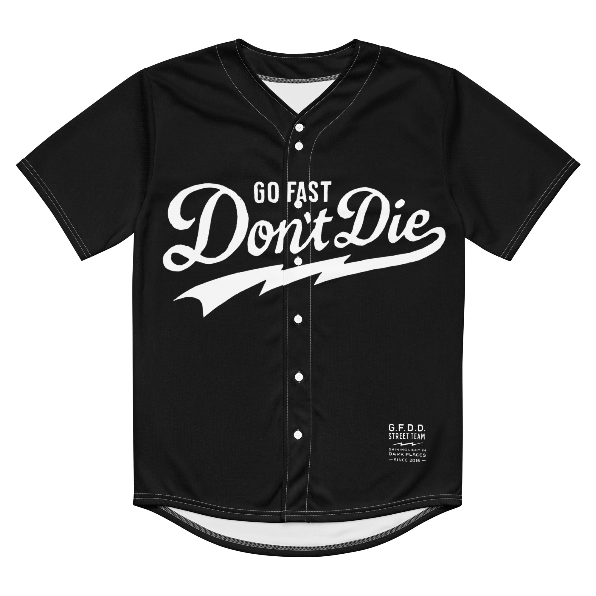 Outsiders Street Team Baseball Jersey – Go Fast Don't Die
