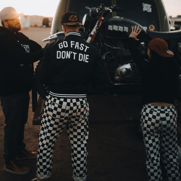 GFDD X Cookman Checkered Chef Pants – Go Fast Don't Die