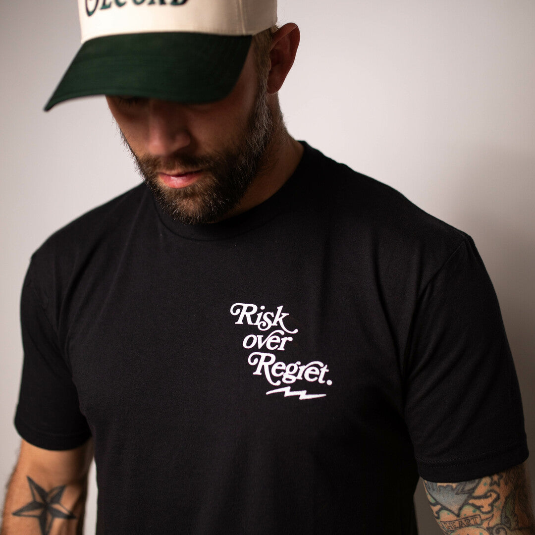 Risk Over Regret Tee – Go Fast Don't Die