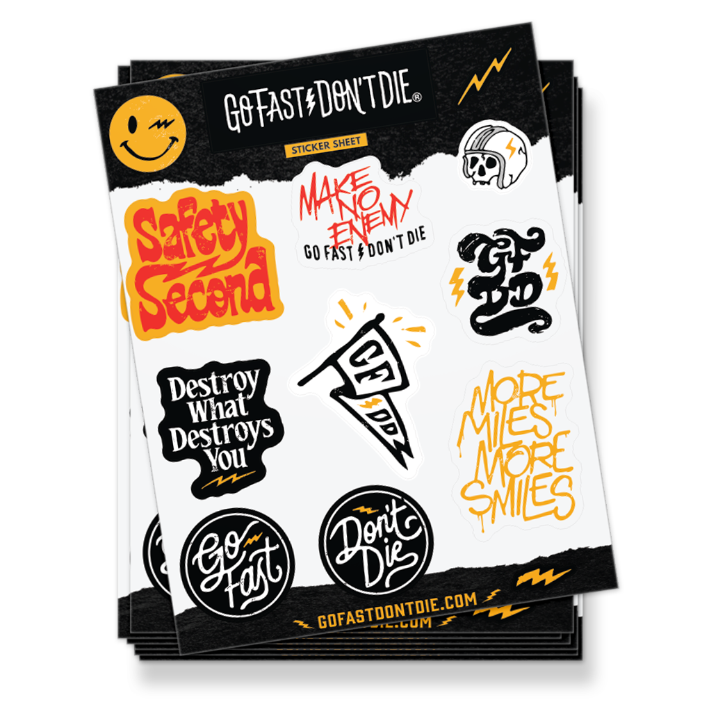STICKERS & DECALS – Go Fast Don't Die